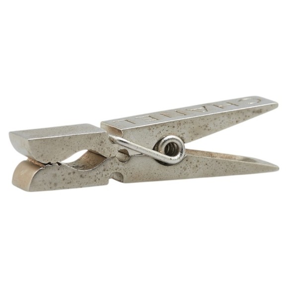 CHANEL | Accessories | Chanel Money Clip Silver Metal Womens Chanel ...